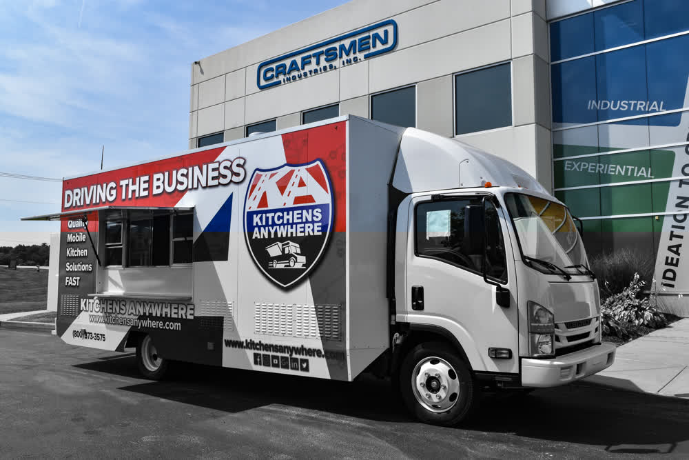 Sampling Kitchen | Custom Sampling Vehicles | Craftsmen Industries